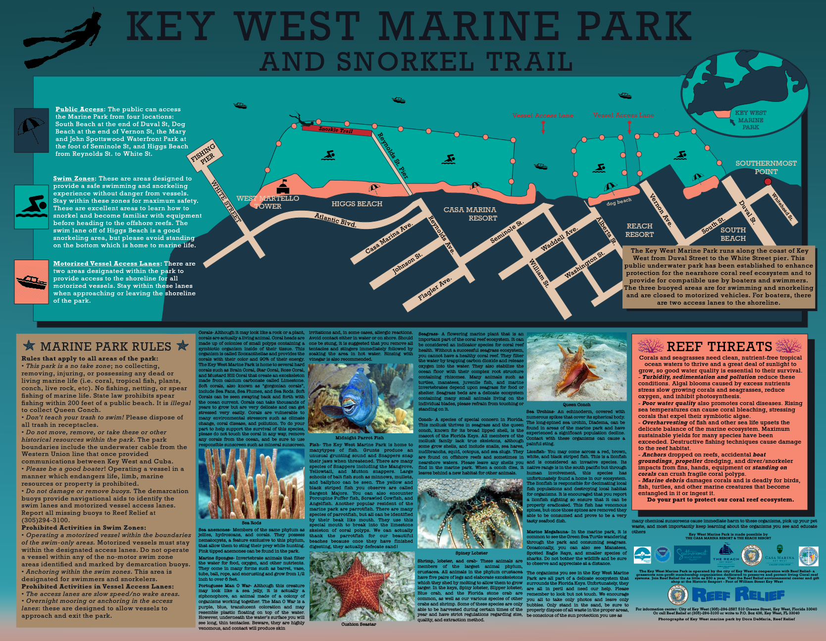 Key West Marine Park Brochure | Reef Relief