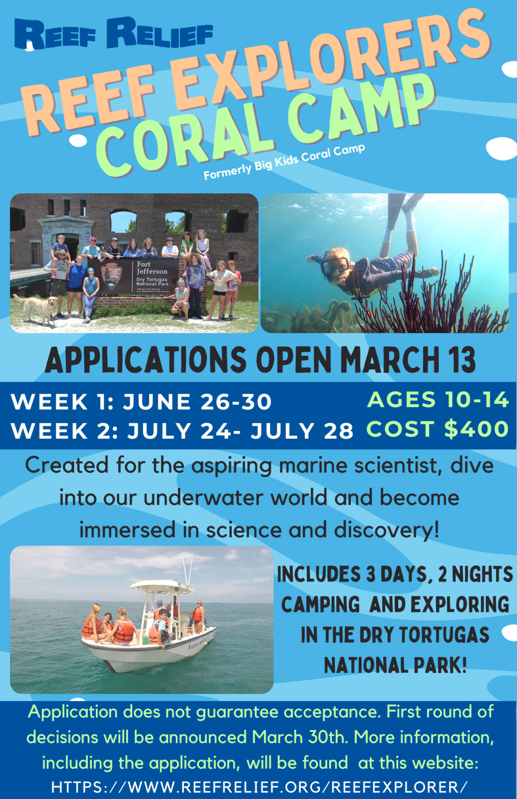 Reef Explorers Coral Camp | Reef Relief