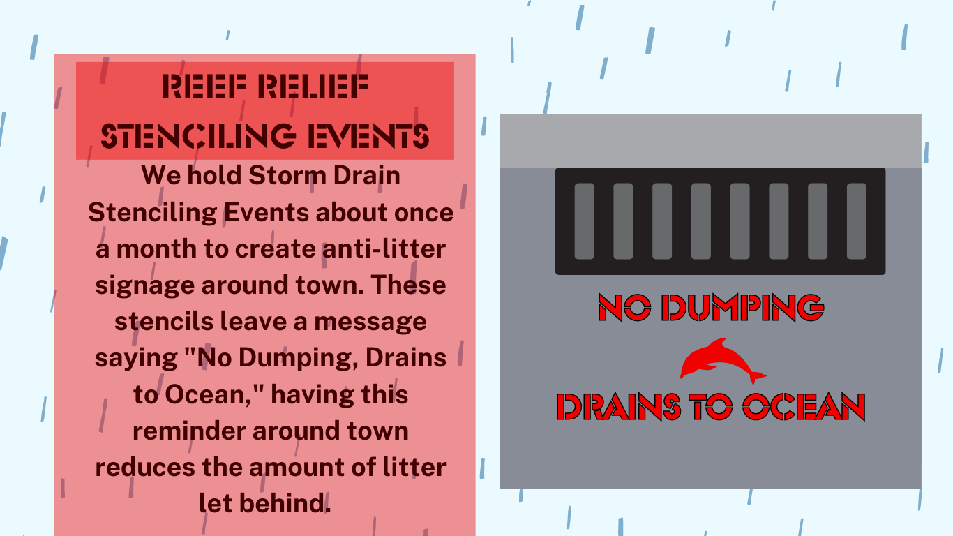 Storm Drain Stenciling | Reef Relief